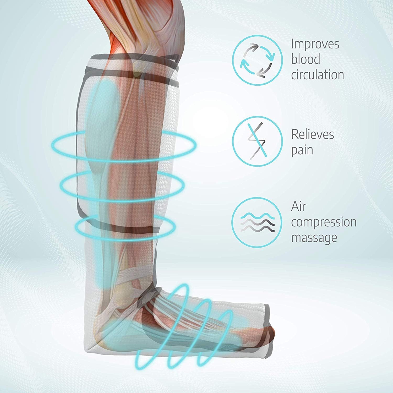 Txt.ThatDailyDeal - Leg Massager Circulation Device with Sequential Air ...